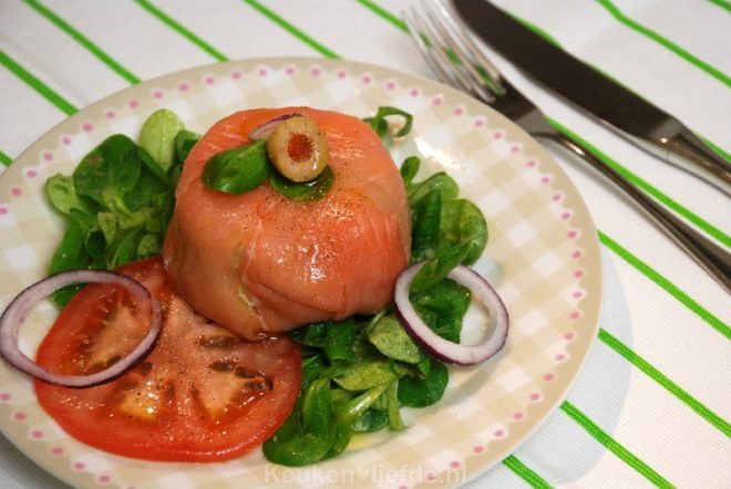 Zalmterrine met avocado en geitenkaas | Keukenliefde